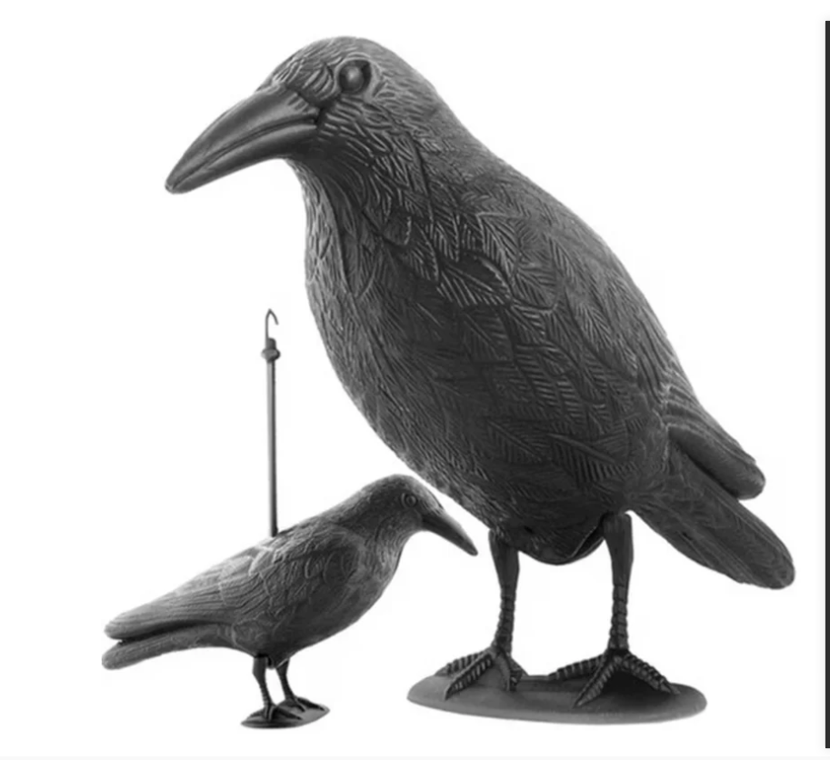 Пластмасов гарван за градина