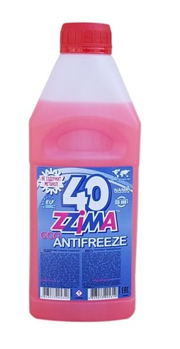 Антифриз Zzima -40С G12 Червен - 1 л. – garvan.eu