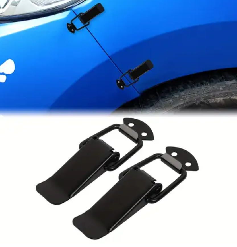 Куки за заключване на капак - ЧЕРНИ 2броя к-т