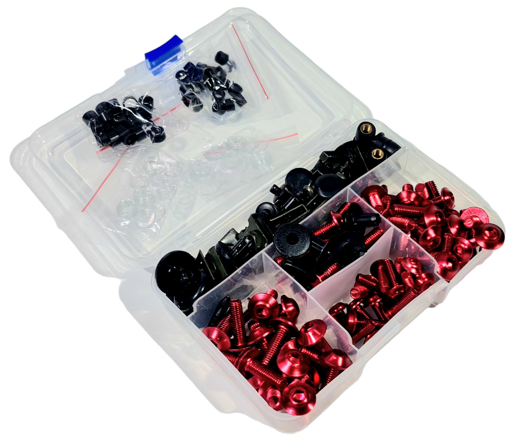 Крепежи за мотор Червени 195бр./кут. – garvan.eu